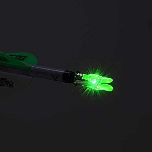 DEEPOWER LED Lighted Nocks Universal Fit Arrow Nocks .166 with Bushing ...